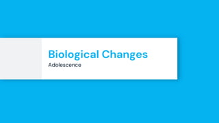 Biological and Health Changes in the Human Lifespan | PPT