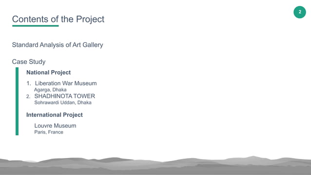 Art Gallery Case Study | PPTX | Museums & Galleries | Attractions