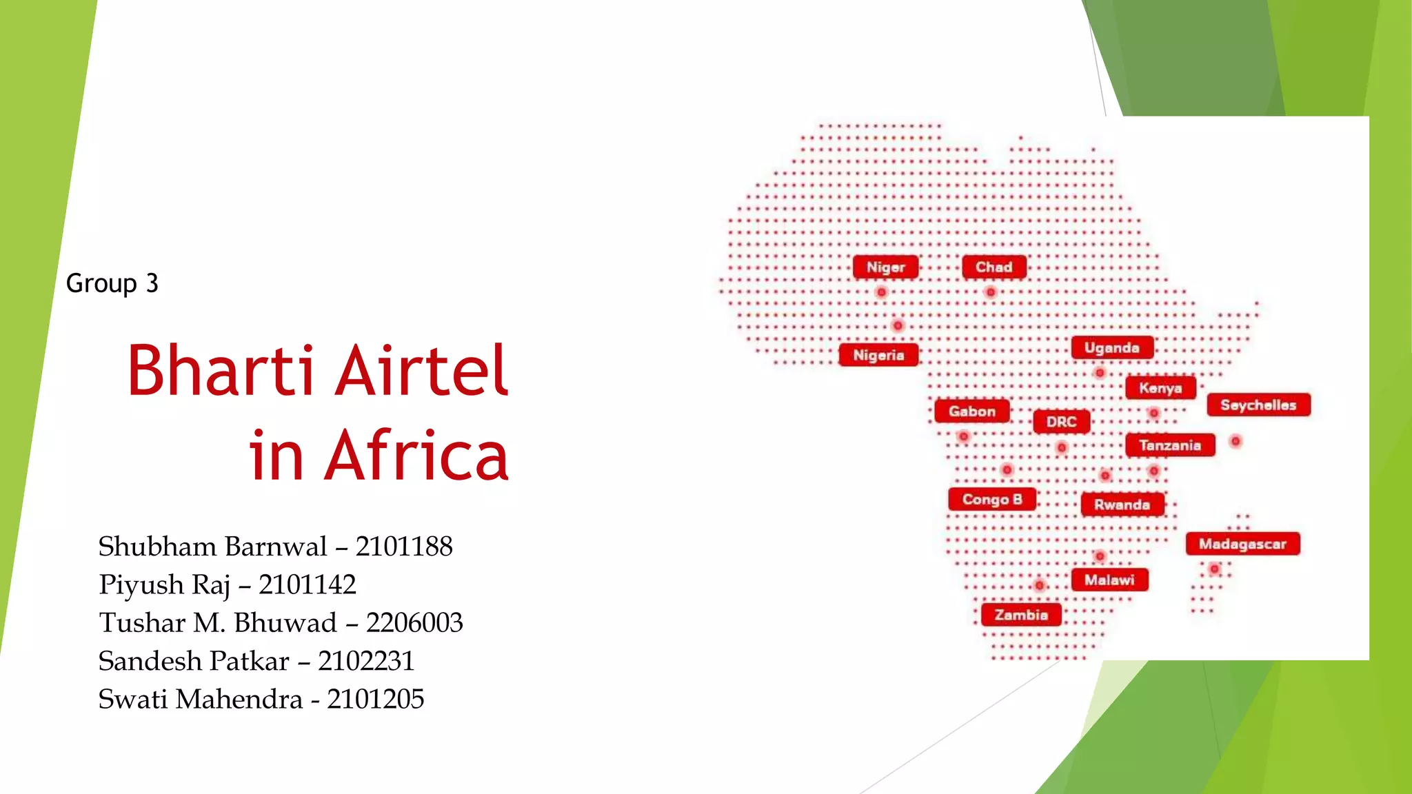 Bharti Airtel in Africa | PPT Bharti Airtel in Africa | PPT