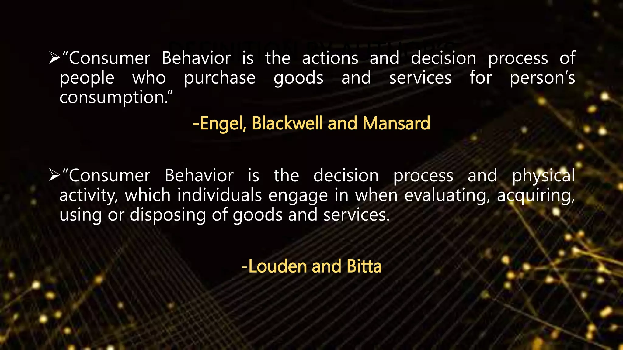 consumer behavior and utility maximization | PPTX