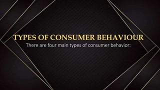 consumer behavior and utility maximization | PPTX