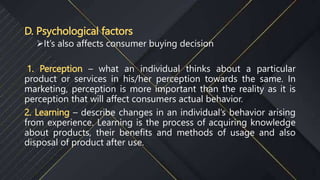 consumer behavior and utility maximization | PPTX