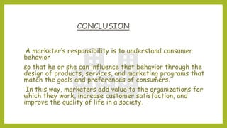 consumer buying behaviour | PPT