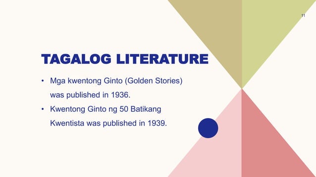 American colonial period (1910-1940) pdf | PPTX