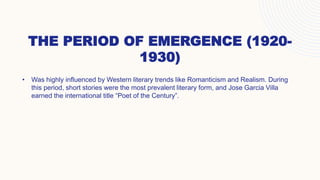 American colonial period (1910-1940) pdf | PPTX