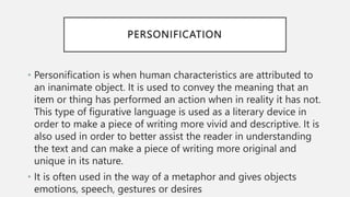 G10 LESSON SYMBOLISM AND PERSONIFICATION | PPTX