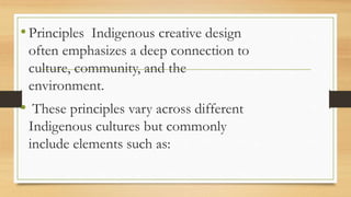 Indigenous craft made of wood and principle of creative designs | PPTX
