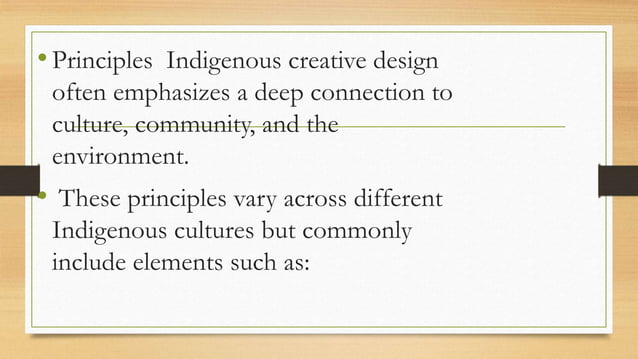 Indigenous craft made of wood and principle of creative designs | PPTX