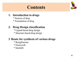 Drug design, Discovery and development . | PPTX