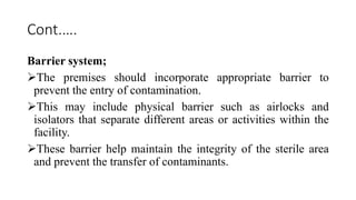 presentation on essential criteria of pharmaceutical premises | PPTX