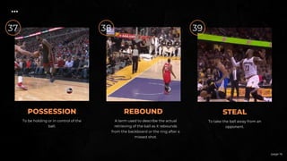 Basketball Terminologies PowerPoint presentation | PDF