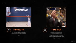 Basketball Terminologies PowerPoint presentation | PDF
