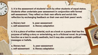 Literary adaptation it's emphasize how amazing | PDF