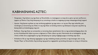 ANG SINAUNANG MGA KABIHASNAN (GROUP 3 PRESENTATION) | PPTX