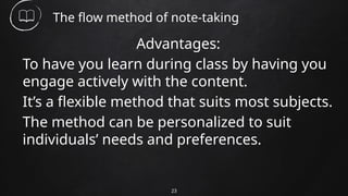 Group 3- College note-taking presentation | PPT