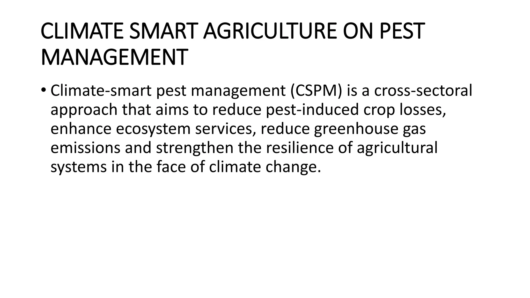 Climate Smart Agriculture Pptx