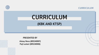 Curriculum KBK and KTSP di indonesia ini | PDF
