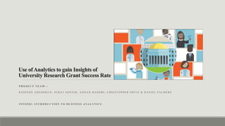 Predicting Grant Success: University of Melbourne | PPTX