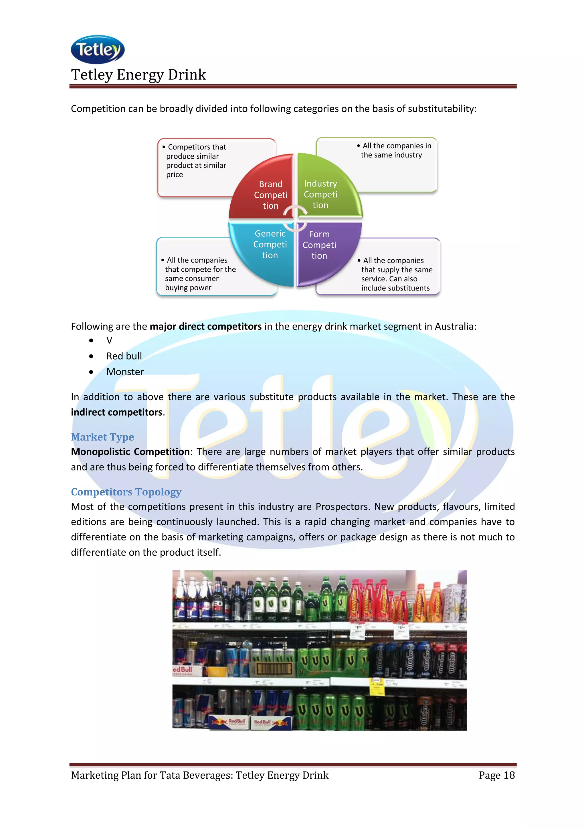 Market Plan for Tata Beverages - Tetley Energy Drink | PDF