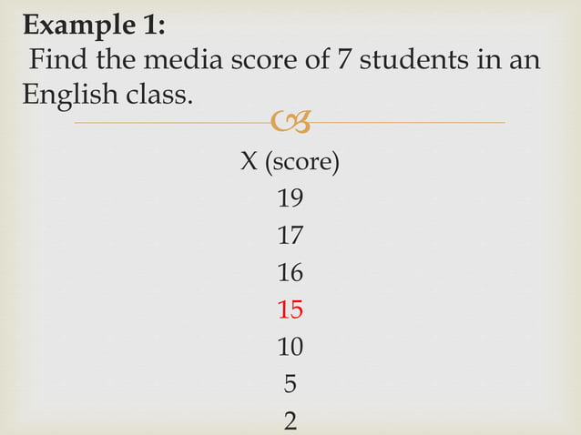 Group 3 measures of central tendency and variation - (mean, median ...