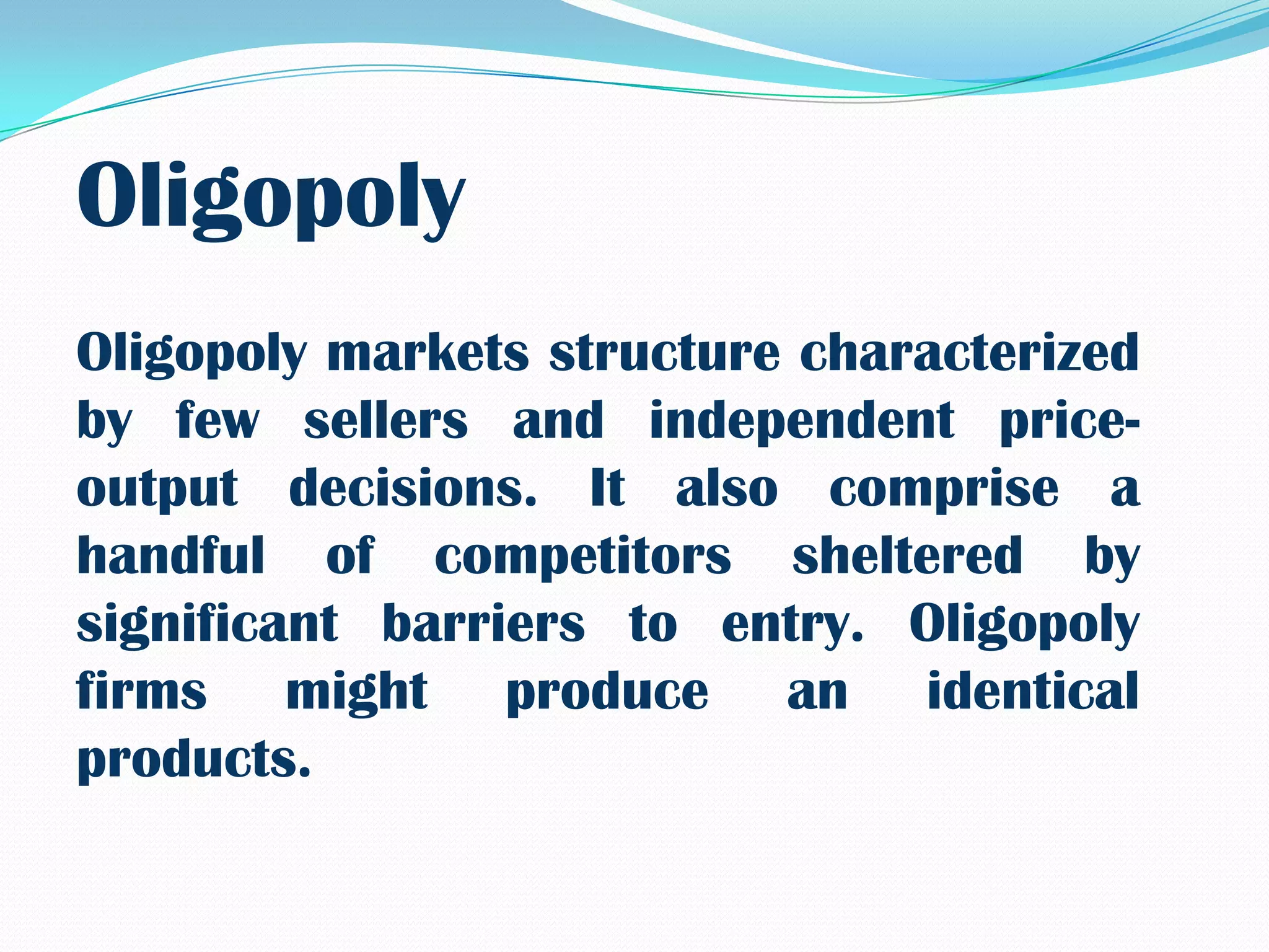 Oligopoly | PPT