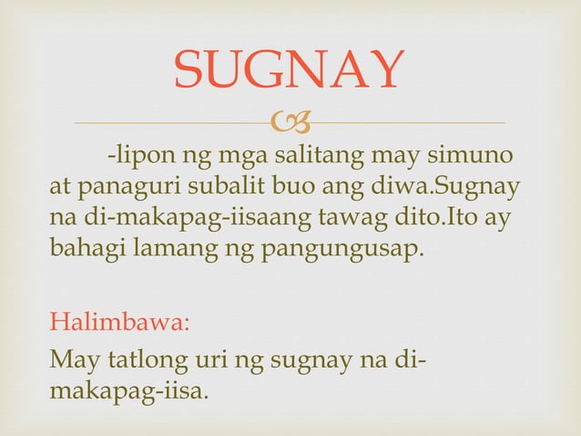 Group 3 parirala sugnay at pangungusap | PPTX
