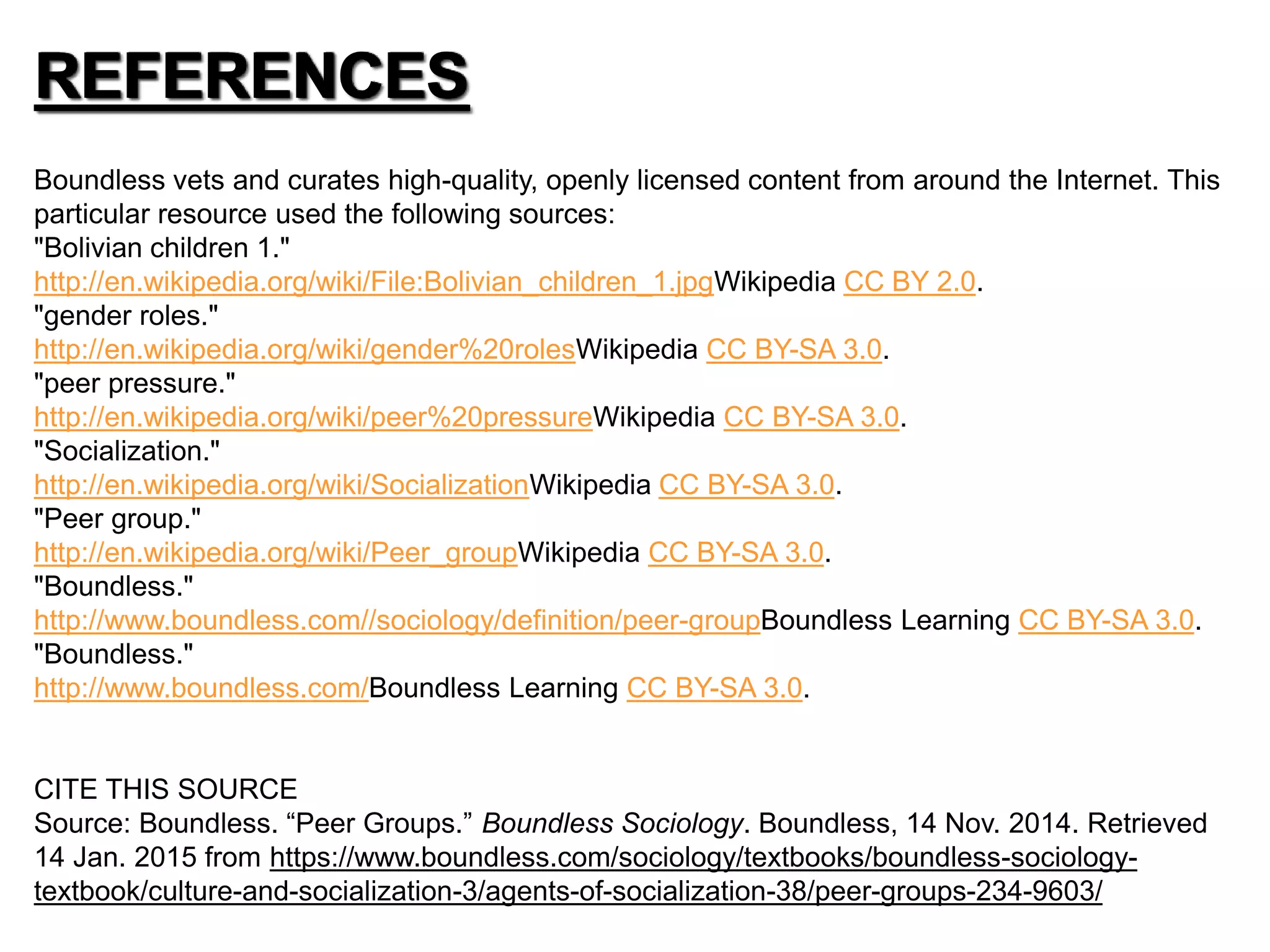 Peer Group (Group 3) | PPTX