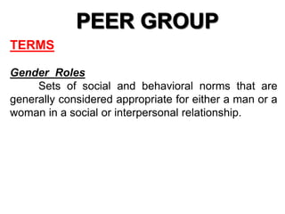 Peer Group (Group 3) | PPTX