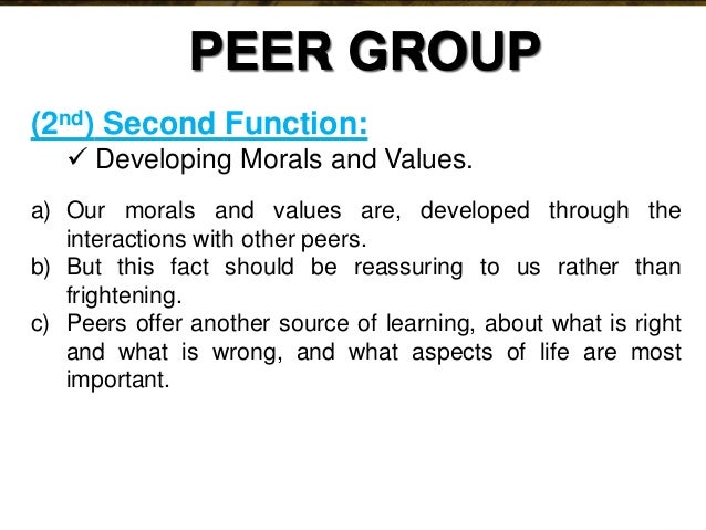 Peer Group (Group 3)
