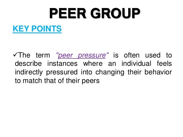 Peer Group (Group 3)