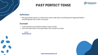 Perfect Tense (Simple, Past, Future) | PPTX