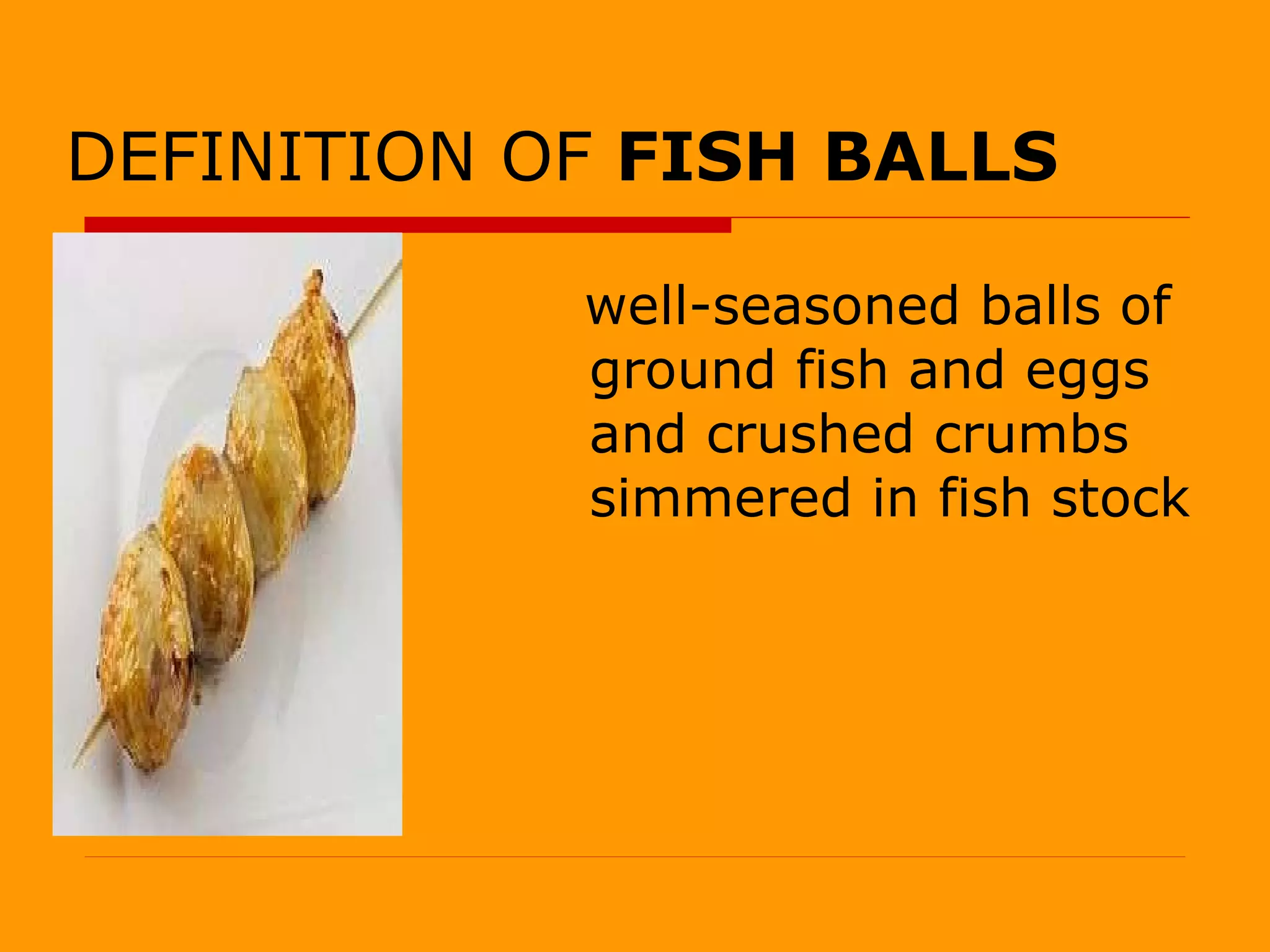Fish Ball Micromarket Analysis | PPT