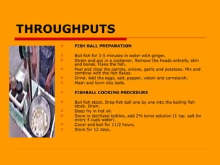 Fish Ball Micromarket Analysis | PPT