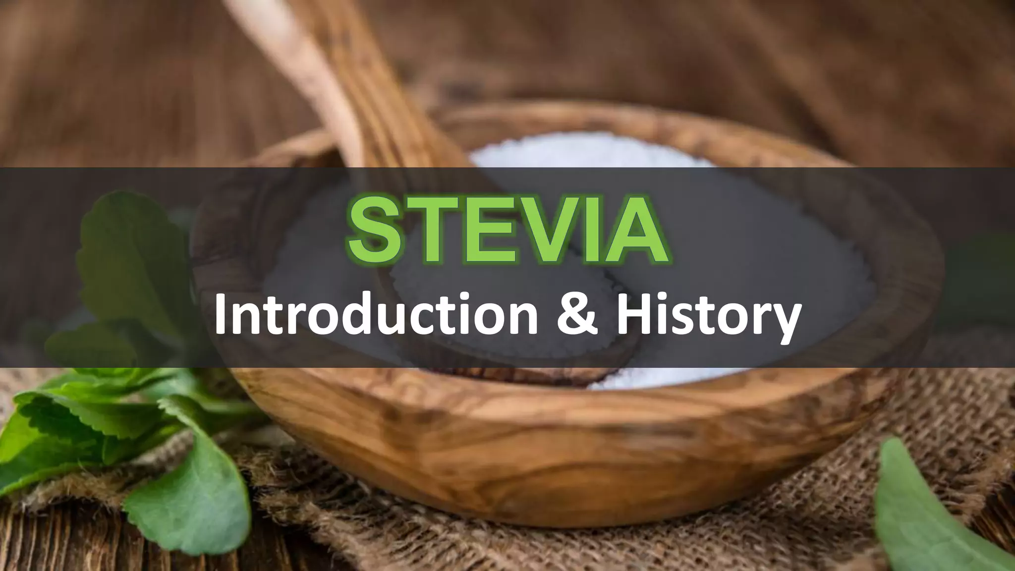 Stevia | PPTX