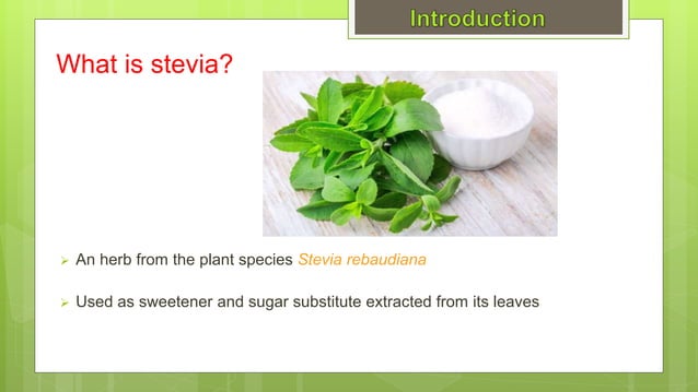 Stevia | PPTX