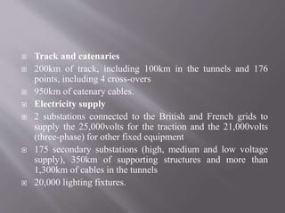 channel tunnel | PPTX | Rail Travel | Travel Type