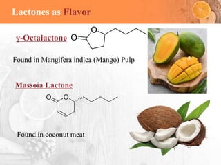 Cyclic Ethers, Lactones & Glycidates as Fragrance or Flavor.pptx