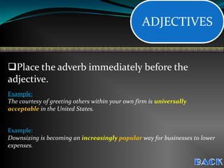 Group 3 Adverbs | PPSX