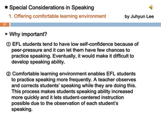 Special considerations in listening and speaking (GROUP3) | PPTX