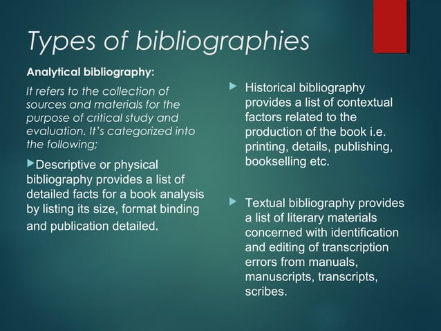 bibliography | PPT