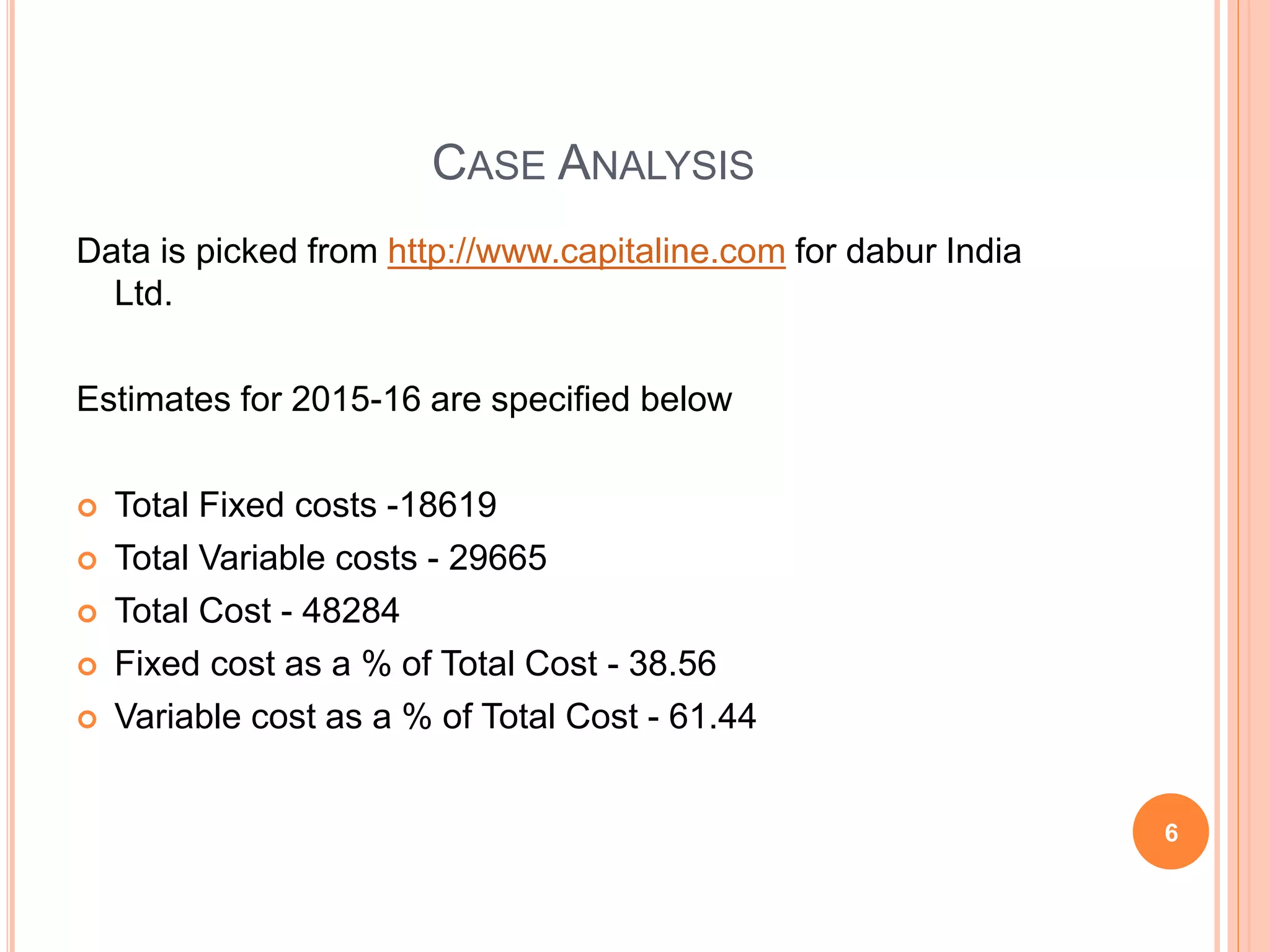 Group3 breakeven analysis | PPT