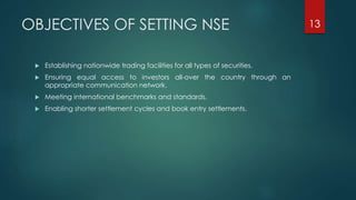 BSE and NSE Stock Exchange | PPTX