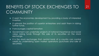 BSE and NSE Stock Exchange | PPTX