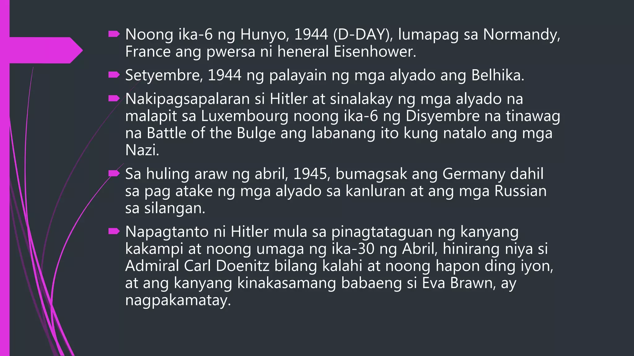 Ikalawang Digmaang Pandaigdig | PPTX