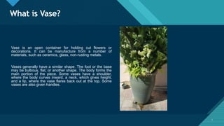 Group 3 ceramic vases | PPTX