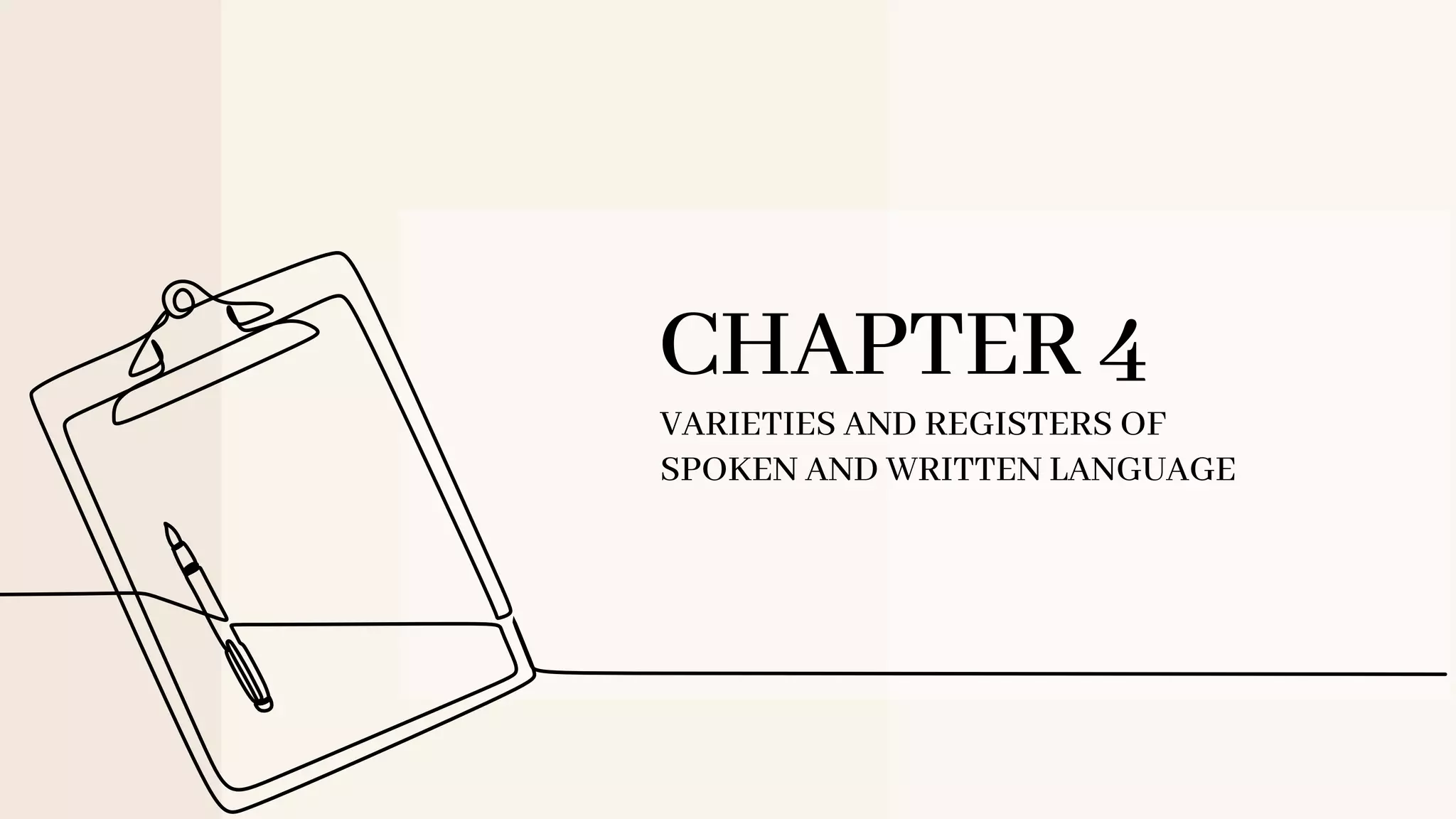 Varieties and Registers of Spoken and Written Language | PDF