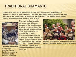 Group 3 chile power point | PPTX | Women\'s Outerwear | Women\'s Clothing