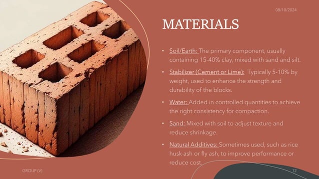 COMPRESSED STABILIZED EARTH BLOCKS (CSEB) | PDF