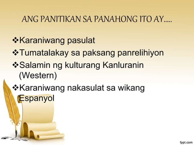 panitikan sa panahon ng espanyol | PPTX