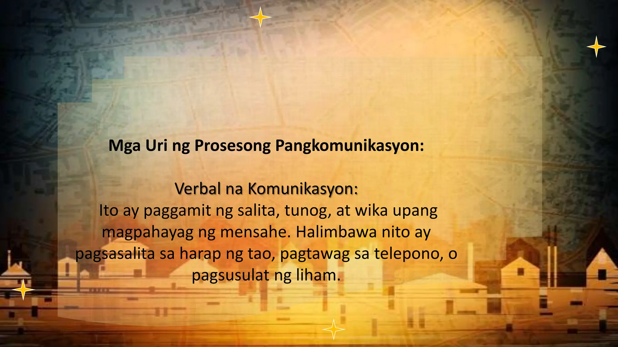 GROUP 3 FILIPINO ( mga uri ng prosesong pangkomunikasyon, sangkap at ...